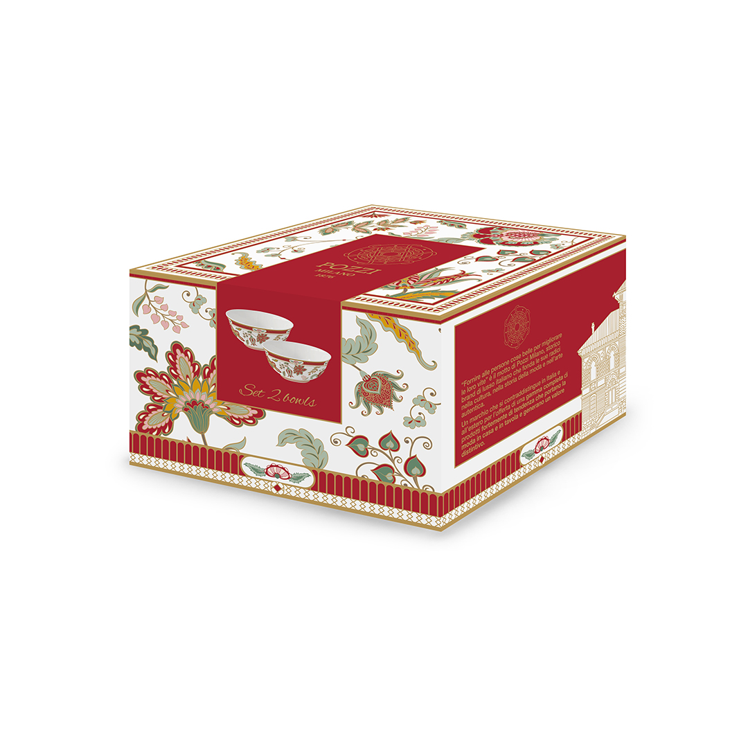 Set 2 Ciotole KASHMIR Pozzi 1876 Set 2 Ciotole KASHMIR Pozzi 1876